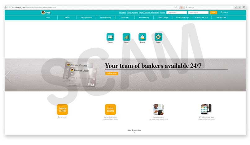 Fraud Types | Security Center | FNB